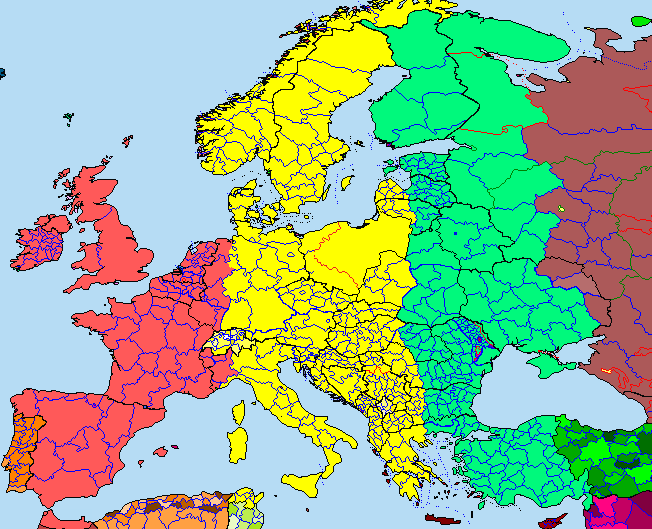 Time Zones Europe